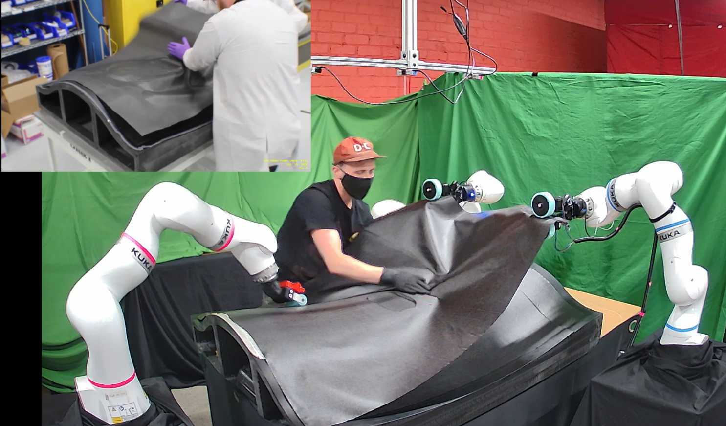 A Multi-Arm Robotic Assistant for Sheet Manipulation and Draping | Omey ...